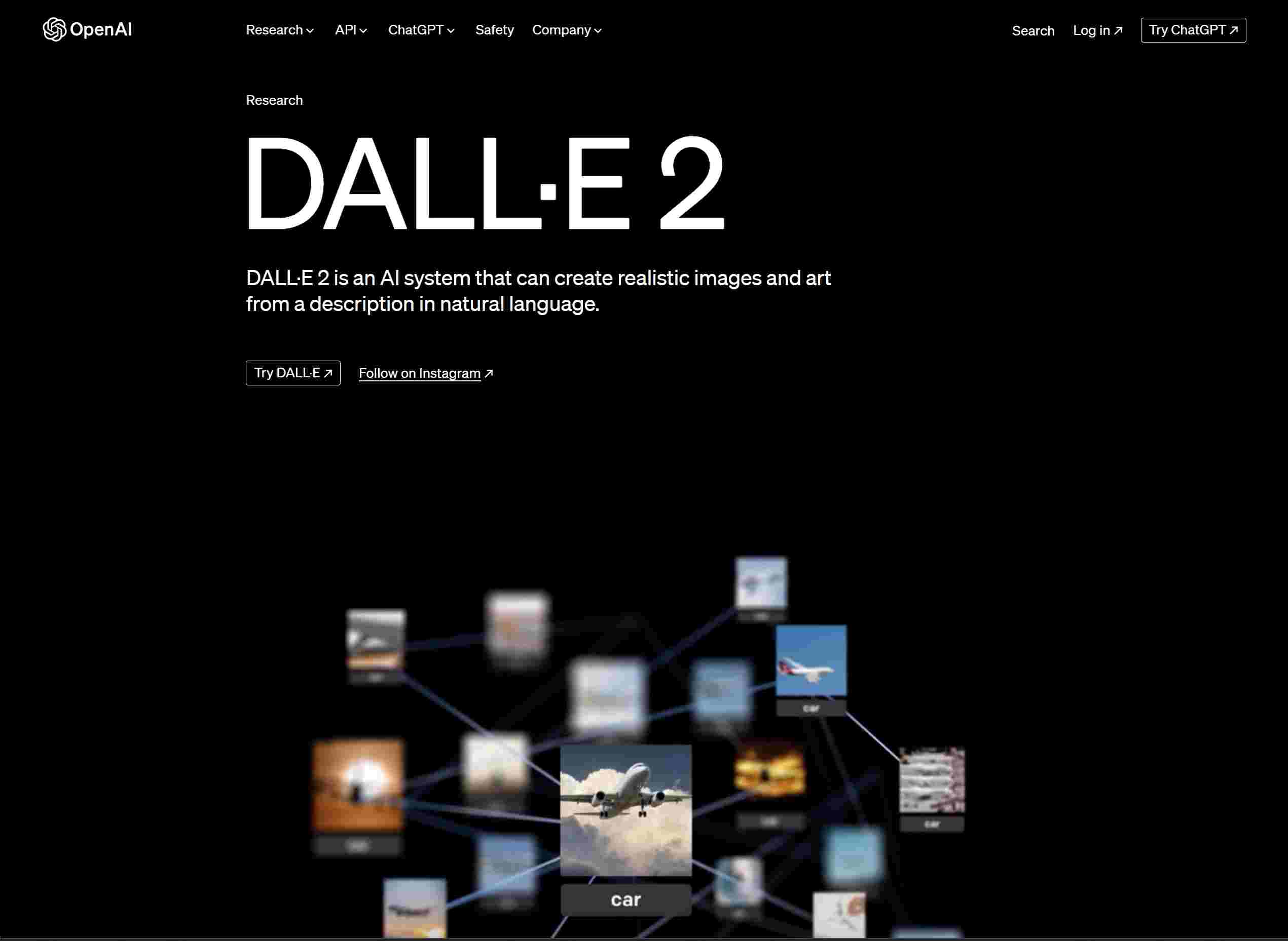 DALL·E2首页 - OpenAI旗下DALL·E 2图像生成模型(openai.com) - 酷米站长网