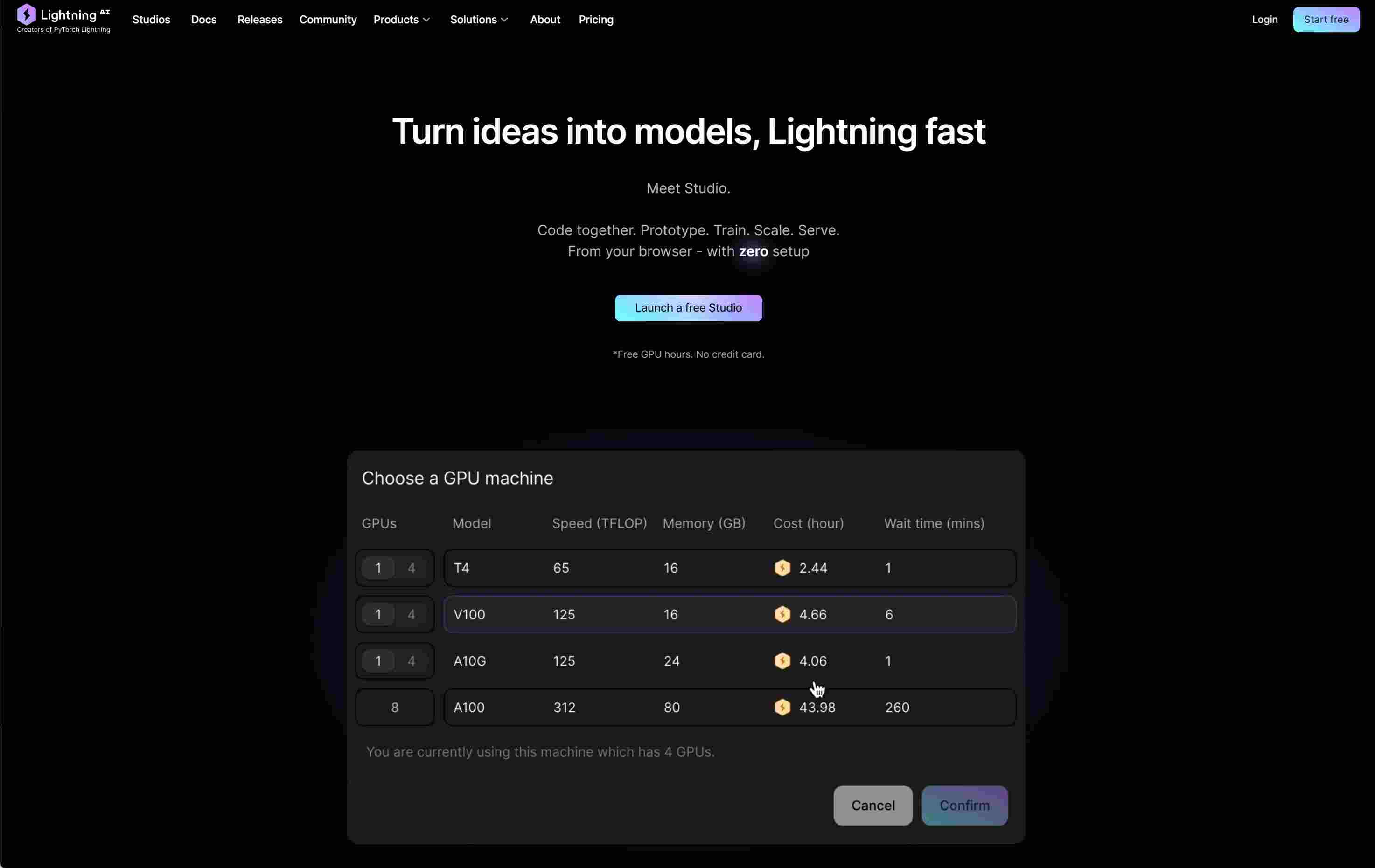 Lightning AI首页 - 快速训练、部署和开发人工智能产品的深度学习框架，由Pytorch Lightning团队推出(lightning.ai) - 酷米站长网