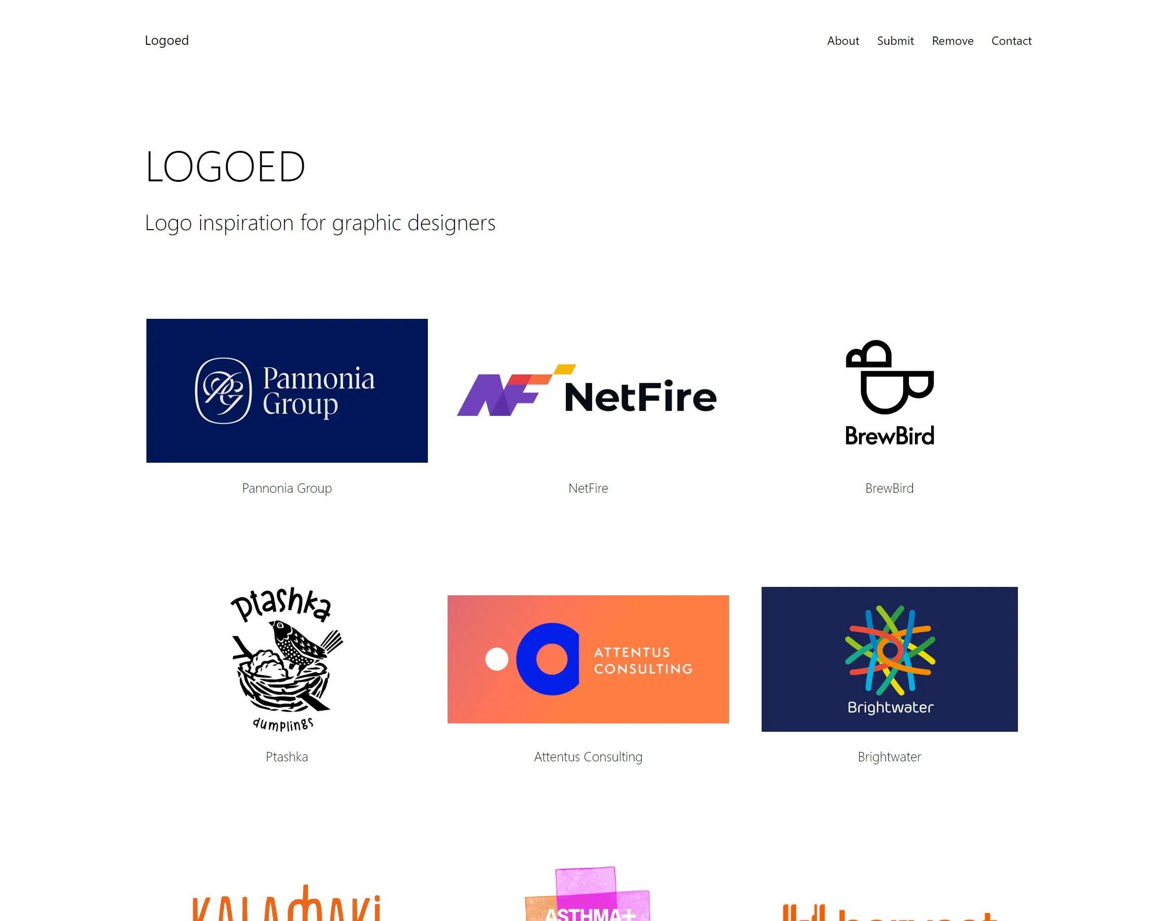 Logoed首页 - 平面设计师的品牌识别灵感(logoed.co.uk) - 酷米站长网
